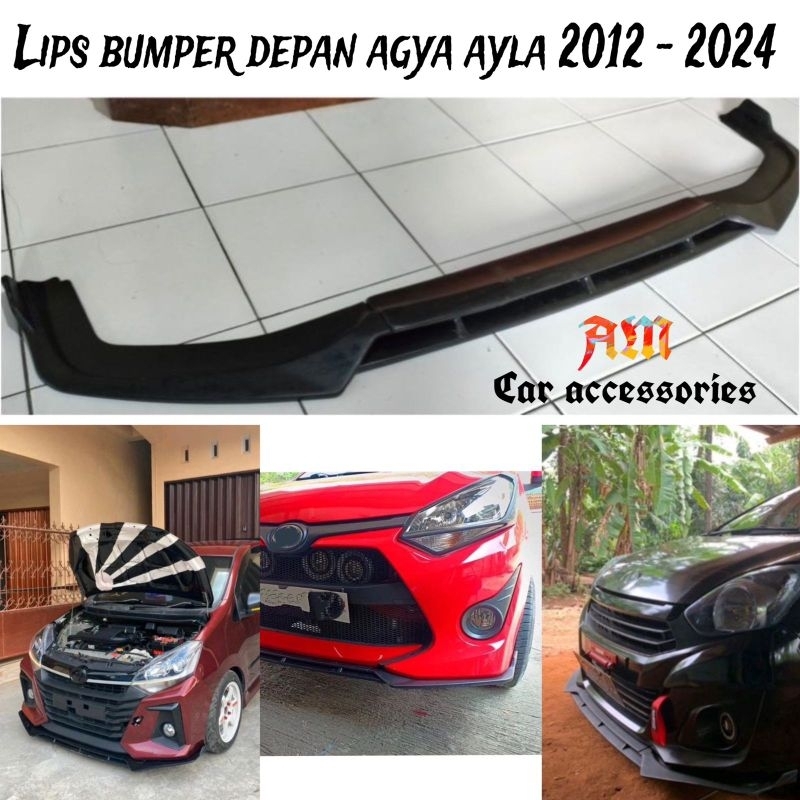 Lips winglet bumper front bumper daihatsu agya and toyota ayla 2012 ...