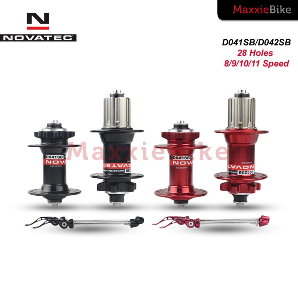 Novatec FreeHub Hub 28 Hole Six Bolt Sealed Bearing Jangkrik–2 Colors ...