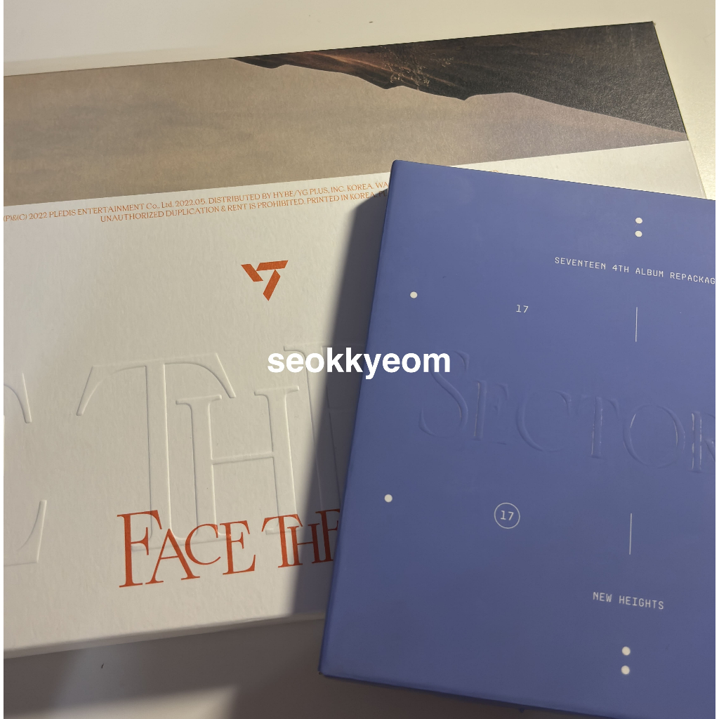 [WTS Album ONLY] Seventeen Sector Seventeen & Face the Sun Album ...