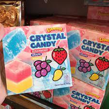 LIANGGUI CRYSTAL CANDY VARIOUS FLAVORS STRAWBERRY GRAPE MANGO SNACK ...