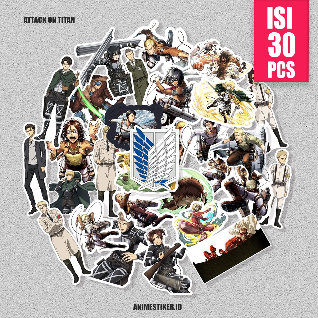 Attack ON TITAN SINGEKI NO KYOJIN anime sticker pack sticker anime ...