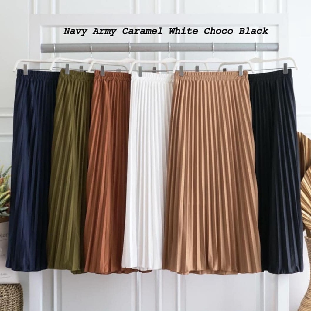 Premium PLISKET SKIRT WITH BIG REMPEL, 95cm PAJANG, THICK AND ALUS ...