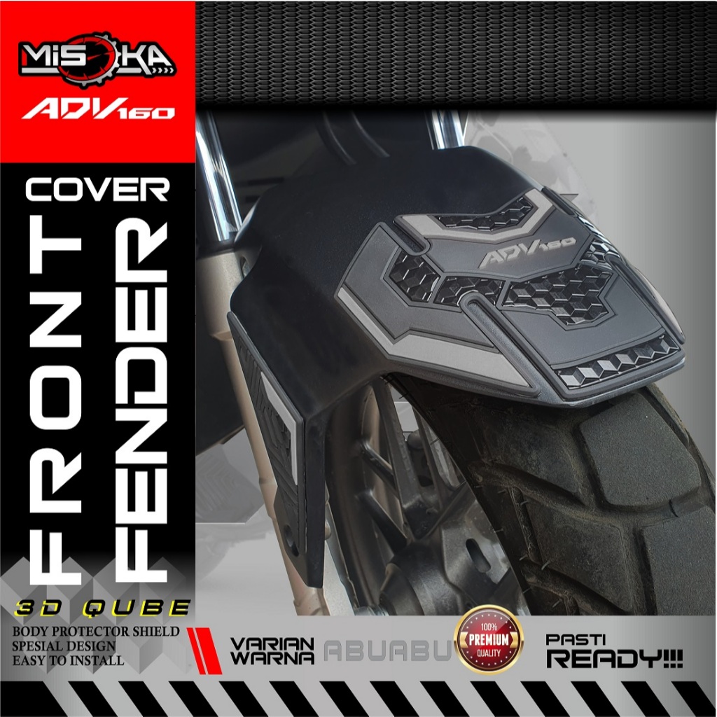 Misoka Front Fender Cover ADV 160 Rubber Cool Motorcycle Rubber ADV 160 ...