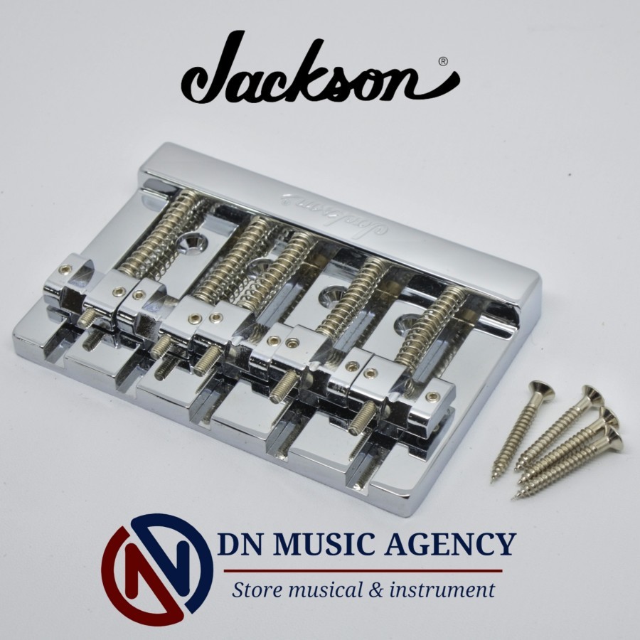 Bridge jackson bass 4 string & 5 string chrome bridge bass original ...