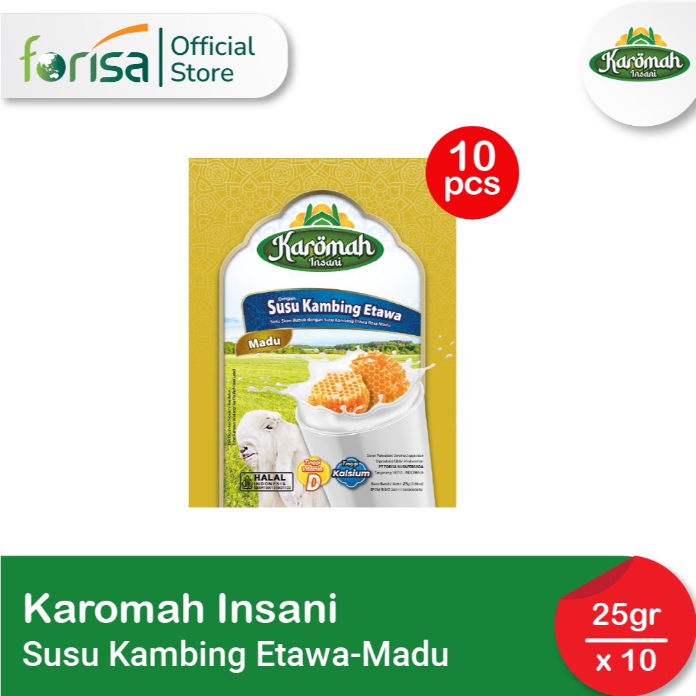 Karomah Insani Etawa Honey Goat Milk 10 Pcs | Shopee Malaysia