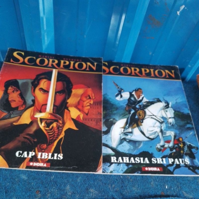 Scorpion Comic Book With The Secret Demon Stamp Of The Whale | Shopee ...