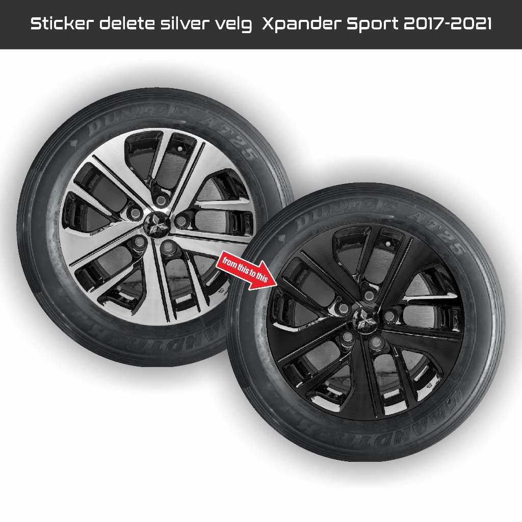 2017-2019 Mitsubishi xpander sport car rim silver delete sticker (price ...
