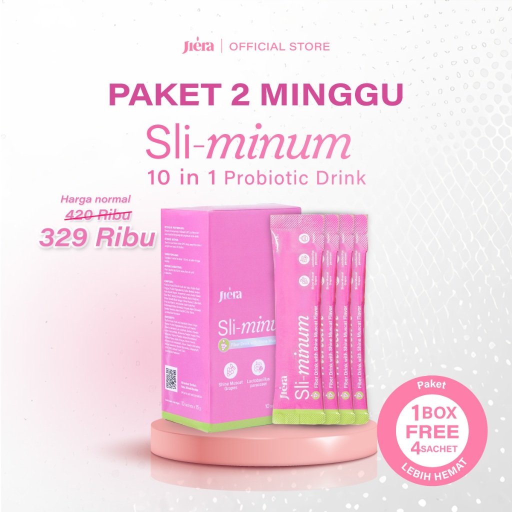 JIERA Sli-drink | 2 Week Package 14 Sachets | 10-in-1 Probiotic Drink ...