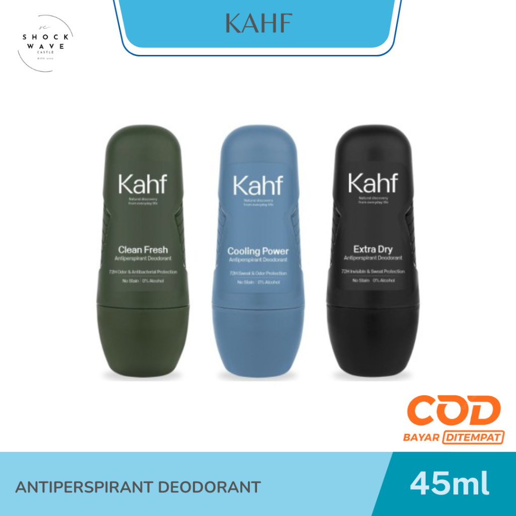 Kahf Antiperspirant Deodorant Clean Fresh 45ml | Shopee Malaysia