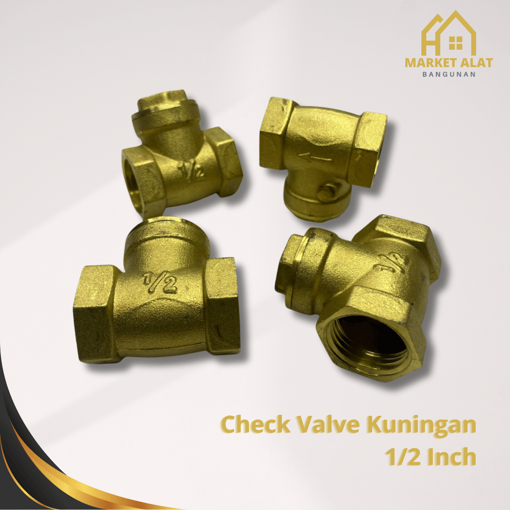 1/2" Brass Check Valve/1/2 Inch Tabok Valve/1/2 Inch Brass Swing Check ...