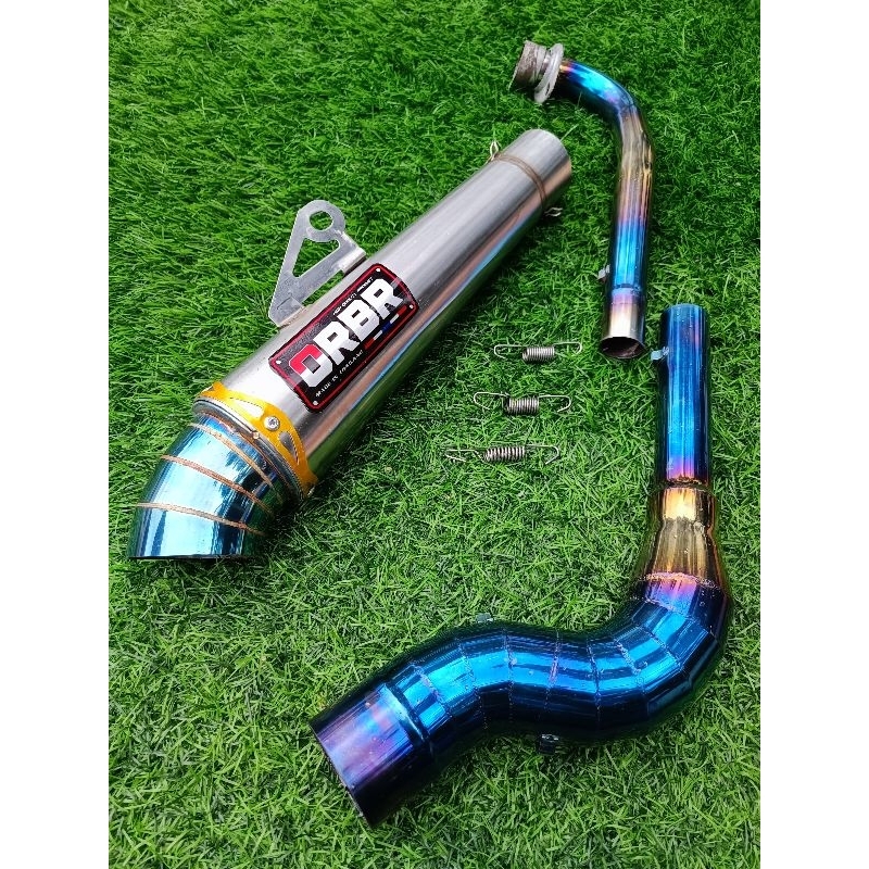 Orbr Bluemoon Pipe canister conical open specs exhaust Pipe for Wave ...
