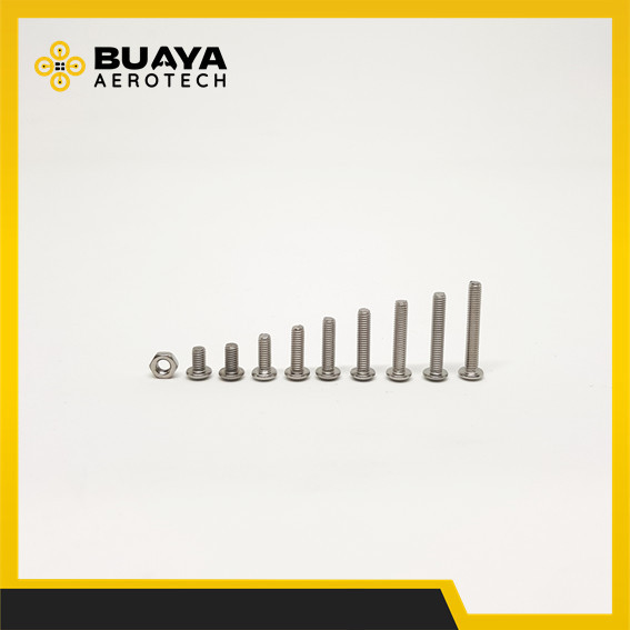 Stainless Steel M3 Cross Screw with Hex Nuts Screw Nut cap | Shopee ...