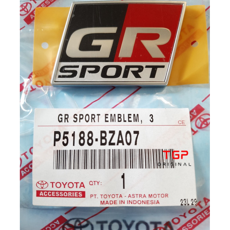 Gr SPORT EMBLEM / GR SPORT LOGO TOYOTA GAZOO RACING | Shopee Malaysia