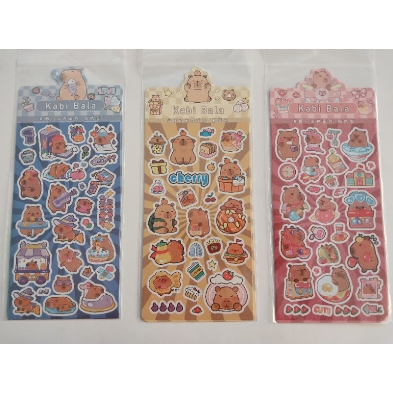 Capy Stickers/Capy Capybara Stickers/Cute Stickers | Shopee Malaysia