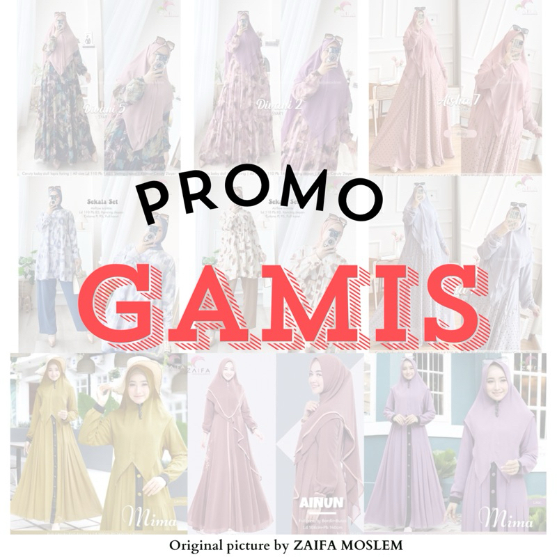 Zaifa Official Merdeka Gamis Special Price Original Brand Zaifa Dress ...
