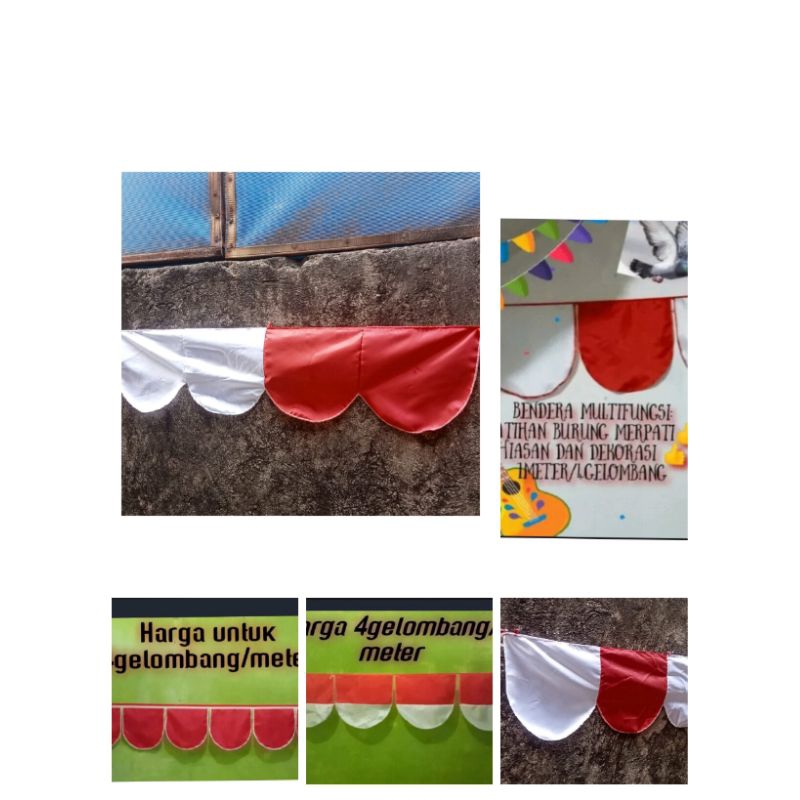 MERAH PUTIH Bird training flags/meter, pigeon stall flags, flags under ...