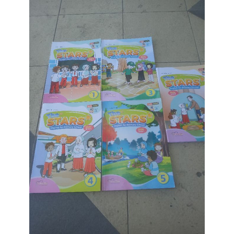 Textbook the stars english for primary school sd/mi Class 1,2,3,4,5,6 ...
