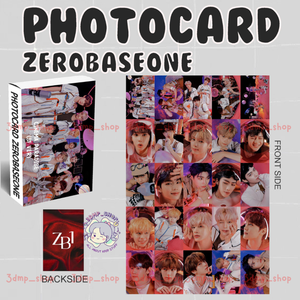 [2 Sides - 25 Sheets]PHOTOCARD ZEROBASEONE CINEMA PARADISE | Shopee Malaysia
