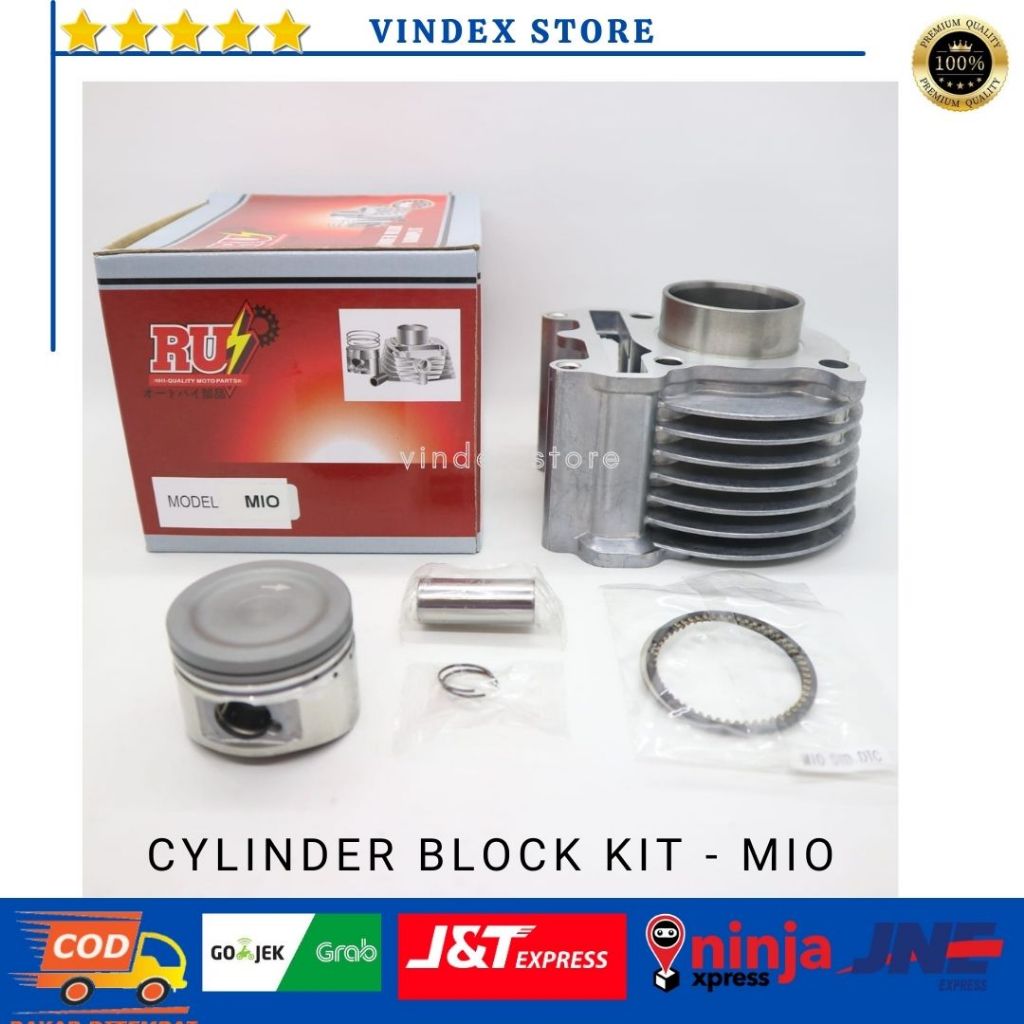 Piston BLOCK BORING BLOCK CYLINDER SET PISTON KIT MIO Carburetor MIO ...