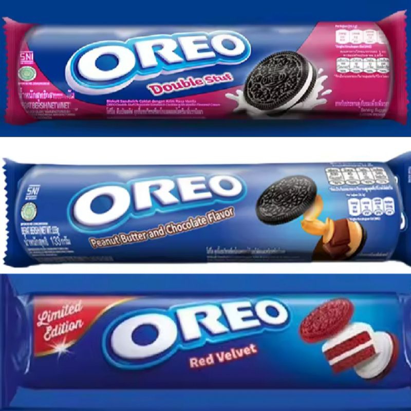 Oreo Red Velvet/Fizzy/Double Stuf/Peanut Butter | Shopee Malaysia