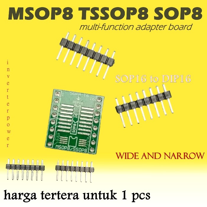 Mscop8 TSSOP8 SOP8 wide and narrow SOP16 to DIP16 multi-function ...