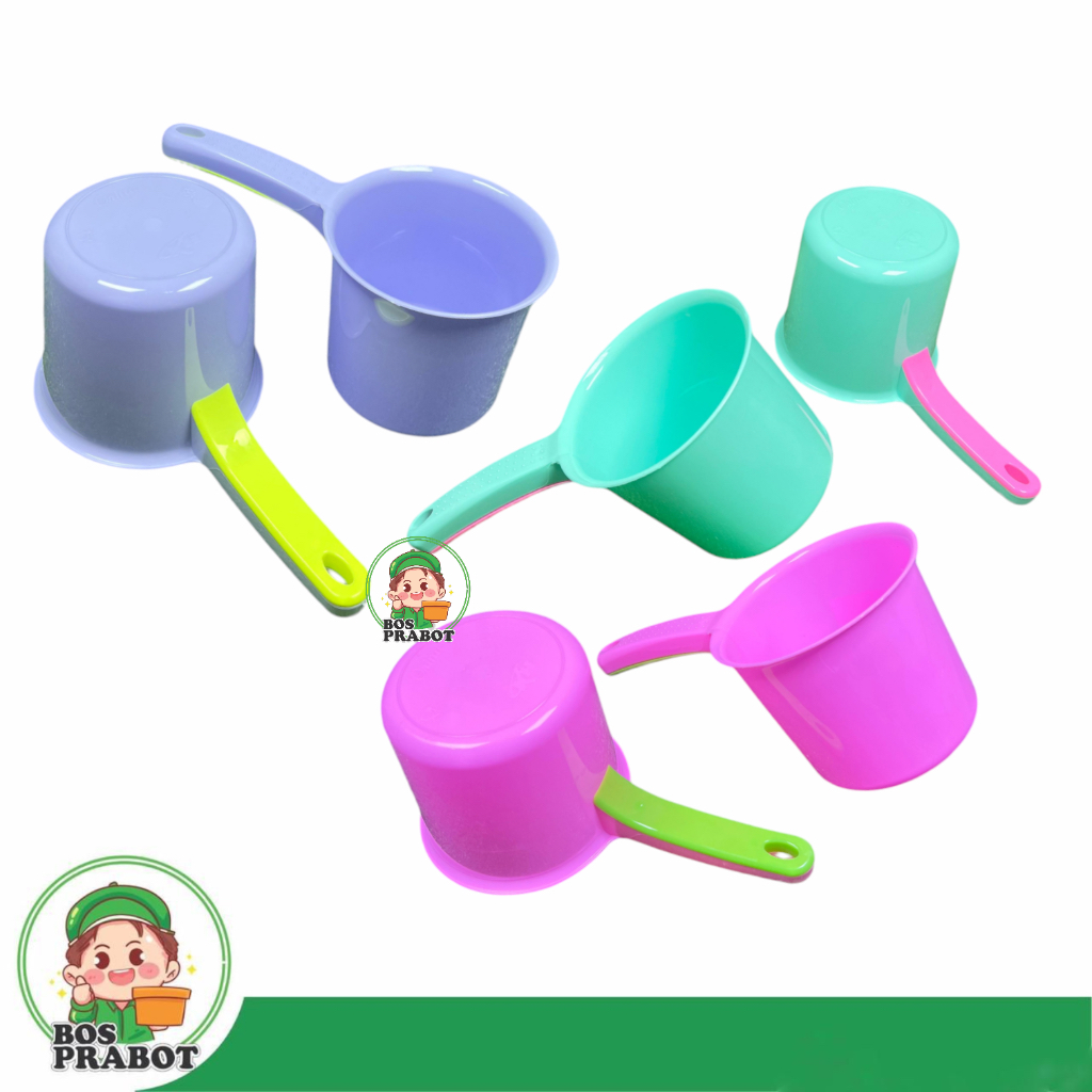 Adult Plastic Bath Dipper/Thick Plastic Bath Dipper PASTEL Color ...