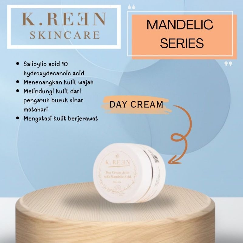 K.reen Day Cream Acne with Mandelic Acid 10 gr | Shopee Malaysia
