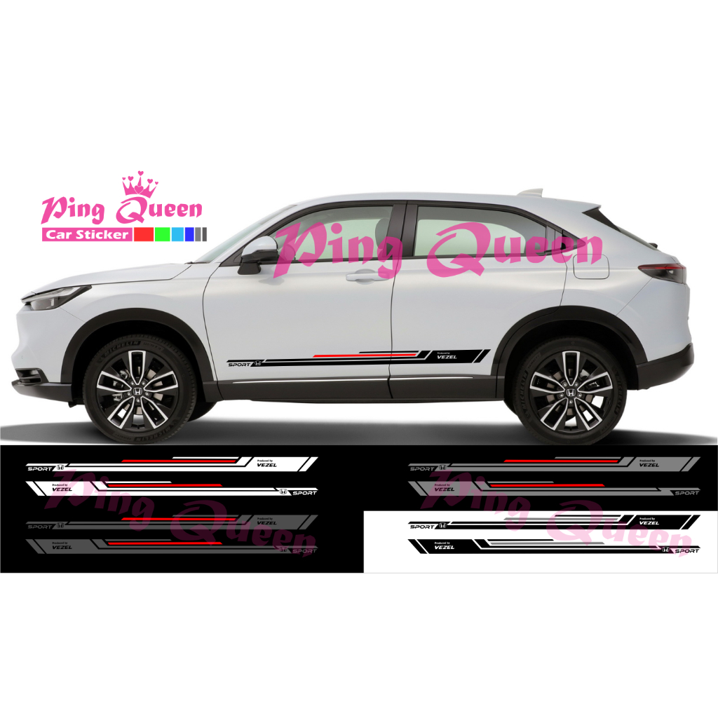 Sticker LIST Side BODY TYPE R Latest MOTIF CUTTING HONDA TYPE R Car ...