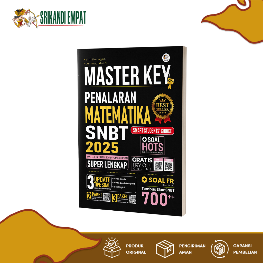 Snbt Mathematics Reasoning Master Key Book 2025/3 Update The Question ...