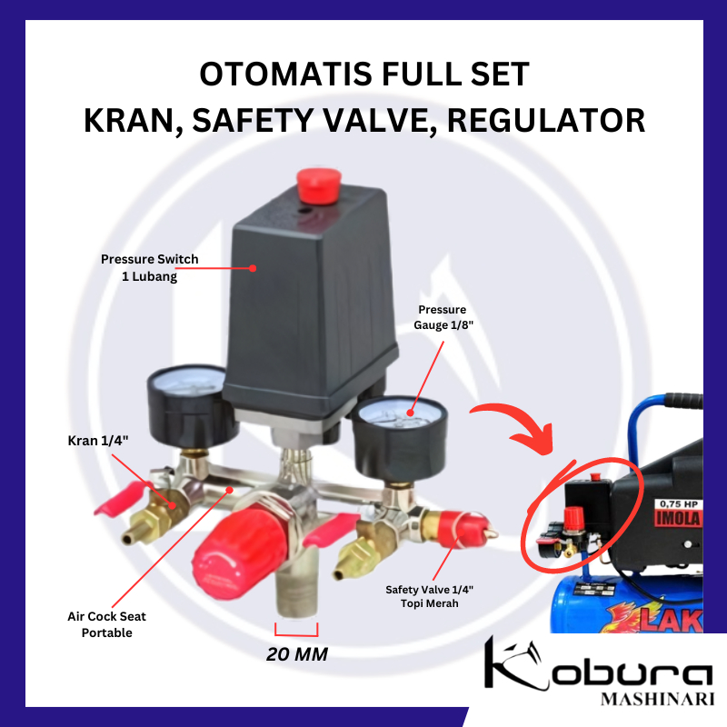 Automatic Pressure Switch Complete Set Of Faucet, Safety Valve ...