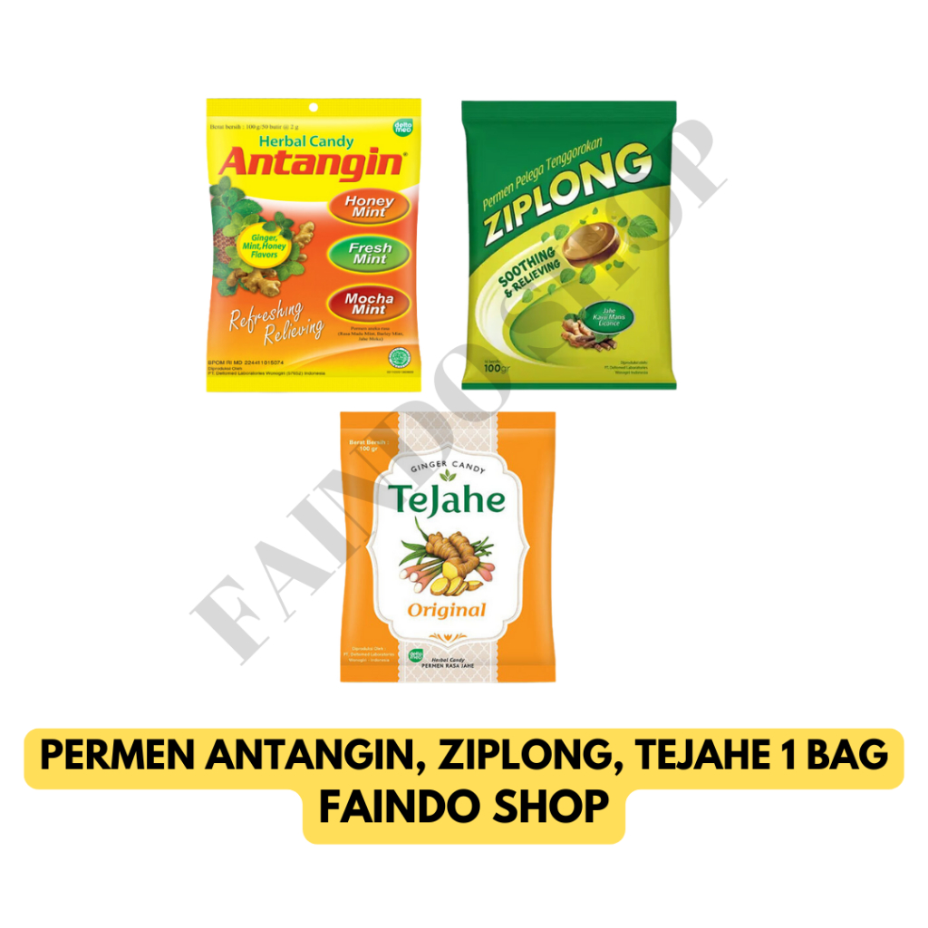 Antangin Ziplong Tejahe Candy All Variants 1 Bag Contains 50 Items ...