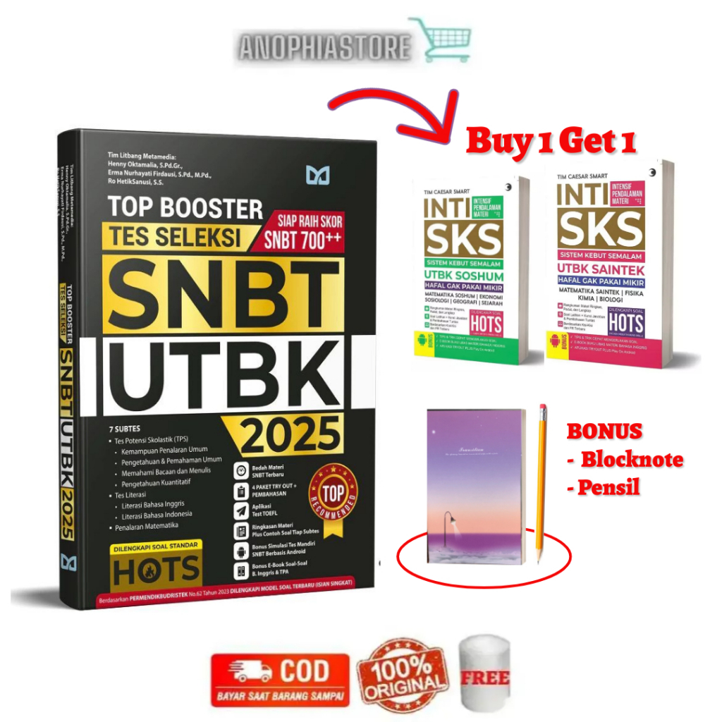 2025 SNBT Test Book Top Booster 2025 SNBT UTBK Selection Test | Shopee ...