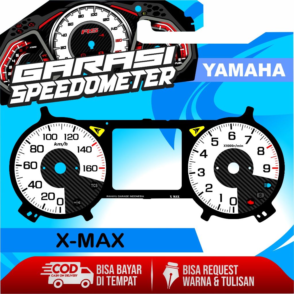 Yamaha X-MAX CUSTOM SPEEDOMETER BOARD | Shopee Malaysia
