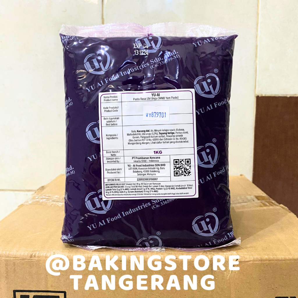 Yu-ai Taro Flavor Paste Yu Ai Yam Mung Bean Paste 1kg | Shopee Malaysia