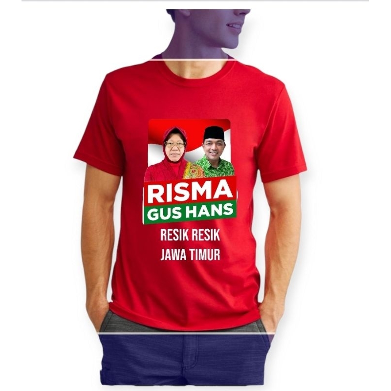 Distro t-shirt RISMA KAMPANYE CLOTHES GUS HANS EAST JAVA political ...
