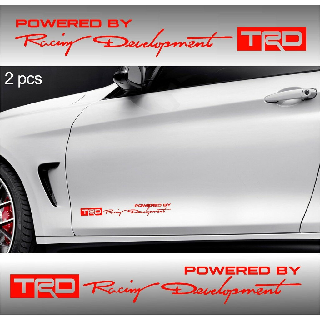 The Latest trd sticker powered by trd racing development Car sticker ...