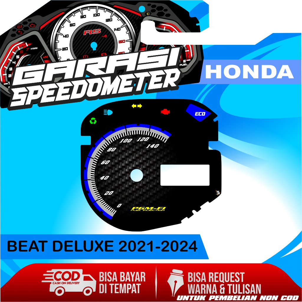 Honda BEAT DELUXE 2021-2024 CUSTOM SPEEDOMETER Board | Shopee Malaysia