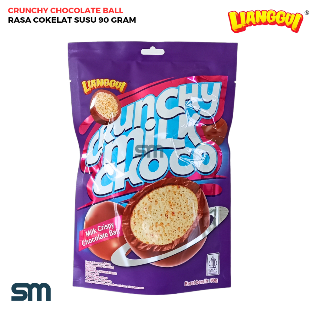 Lianggui SNACK CRUNCHY MILK CHOCO 90 GRAM | Shopee Malaysia