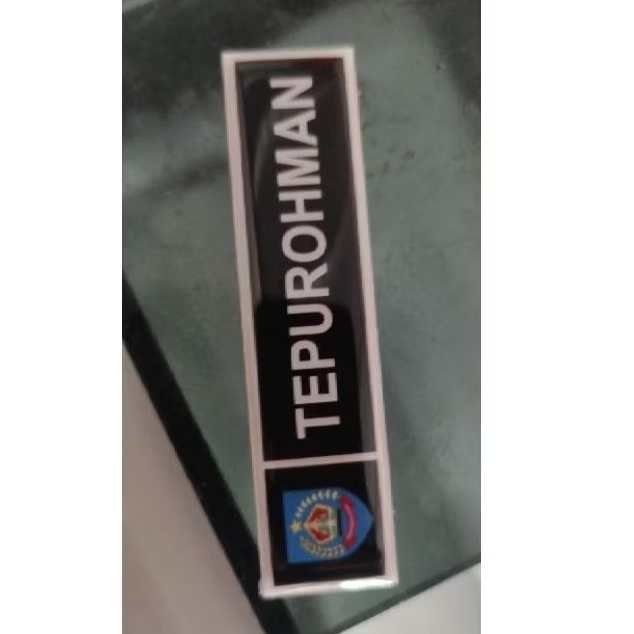 Nametag / Chest Name with Safety Pin Logo | Shopee Malaysia