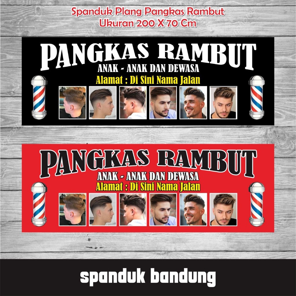 Hair BARBERING BANNER / BARBERSHOP BANNER SIZE 200 CM x 70 CM / SHOP ...