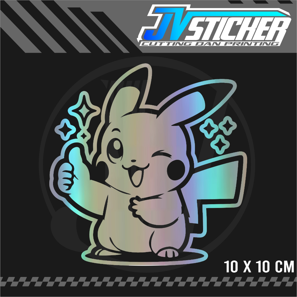 Pokemon CUTTING STICKER VIRAL Cute Cartoon STICKER | Shopee Malaysia