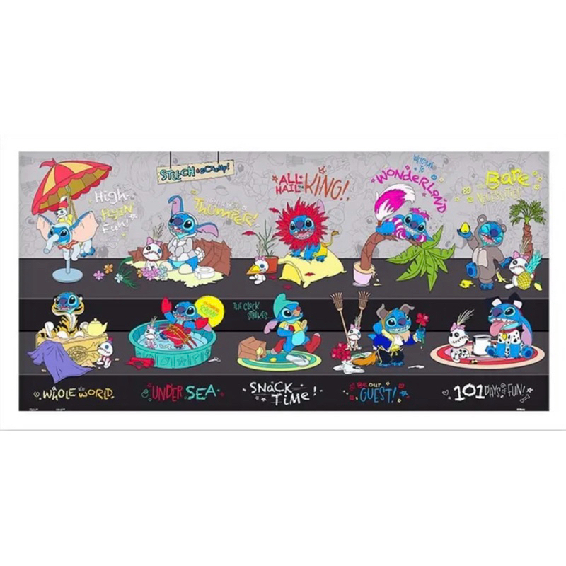 Jigsaw Puzzle Pintoo - H3386 - Disney 100 Years - Stitch Cecils Theme ...