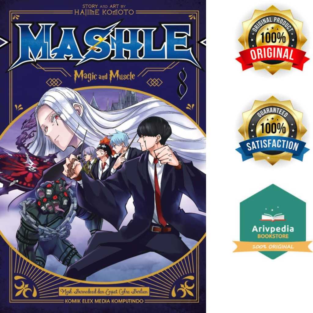 Mashle 1 2 3 4 5 6 7 8 by Hajime Komoto | Shopee Malaysia