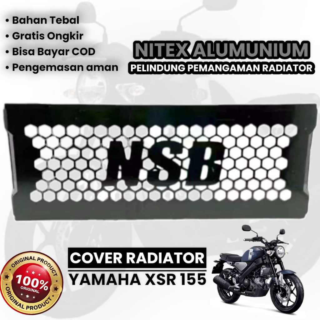 Radiator COVER Accessories YAMAHA XSR 155 NITEX Aluminum RADIATOR ...