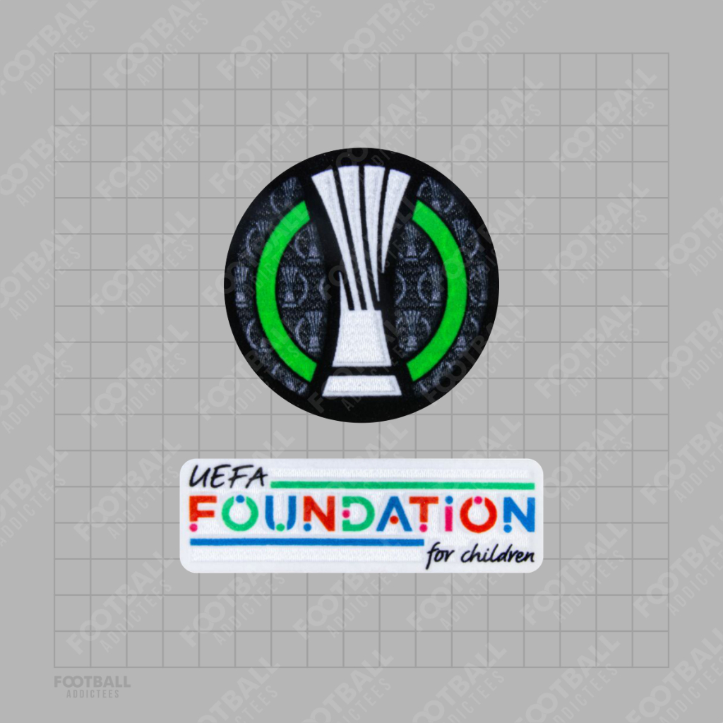 Patch Sleeve UEFA Conference League+UEFA Foundation For Children 2024/ ...