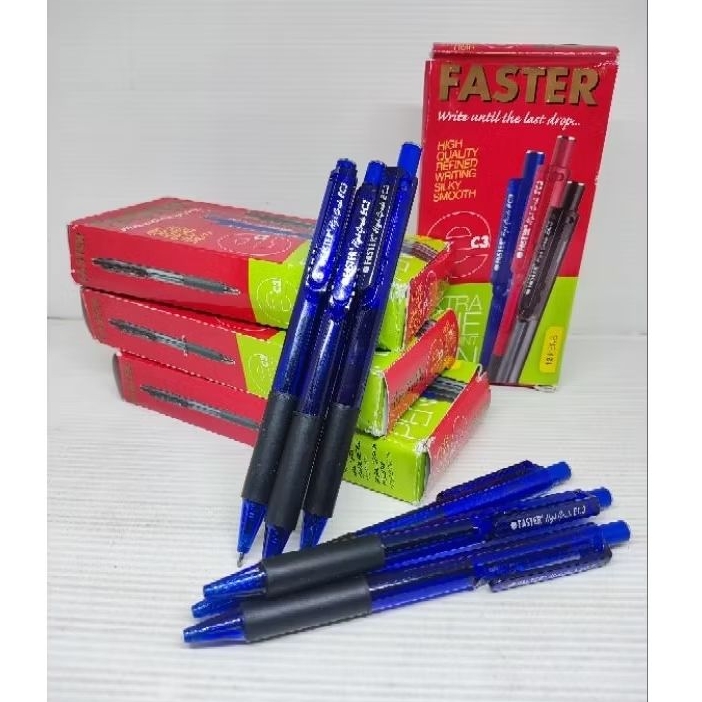 Pen/bulpen/ballpoint/pen faster EC3/EC8 1 dozen/12 pcs | Shopee Malaysia