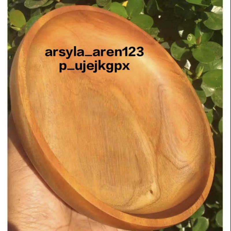20cm flat mahogany bowl | Shopee Malaysia