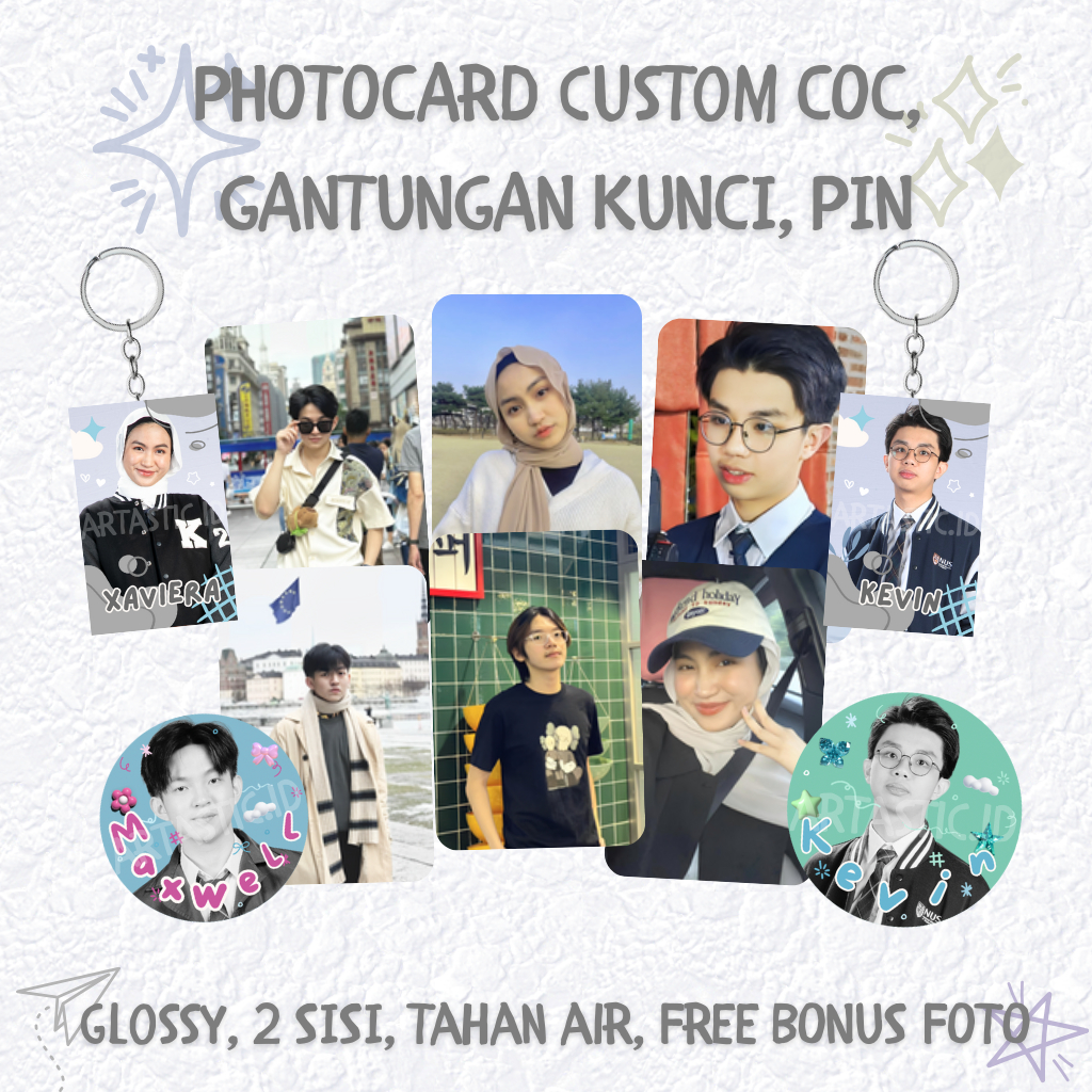 GANTUNGAN Photocard Clash of Champions Kevin Maxwell Axel Sandy Xaviera ...
