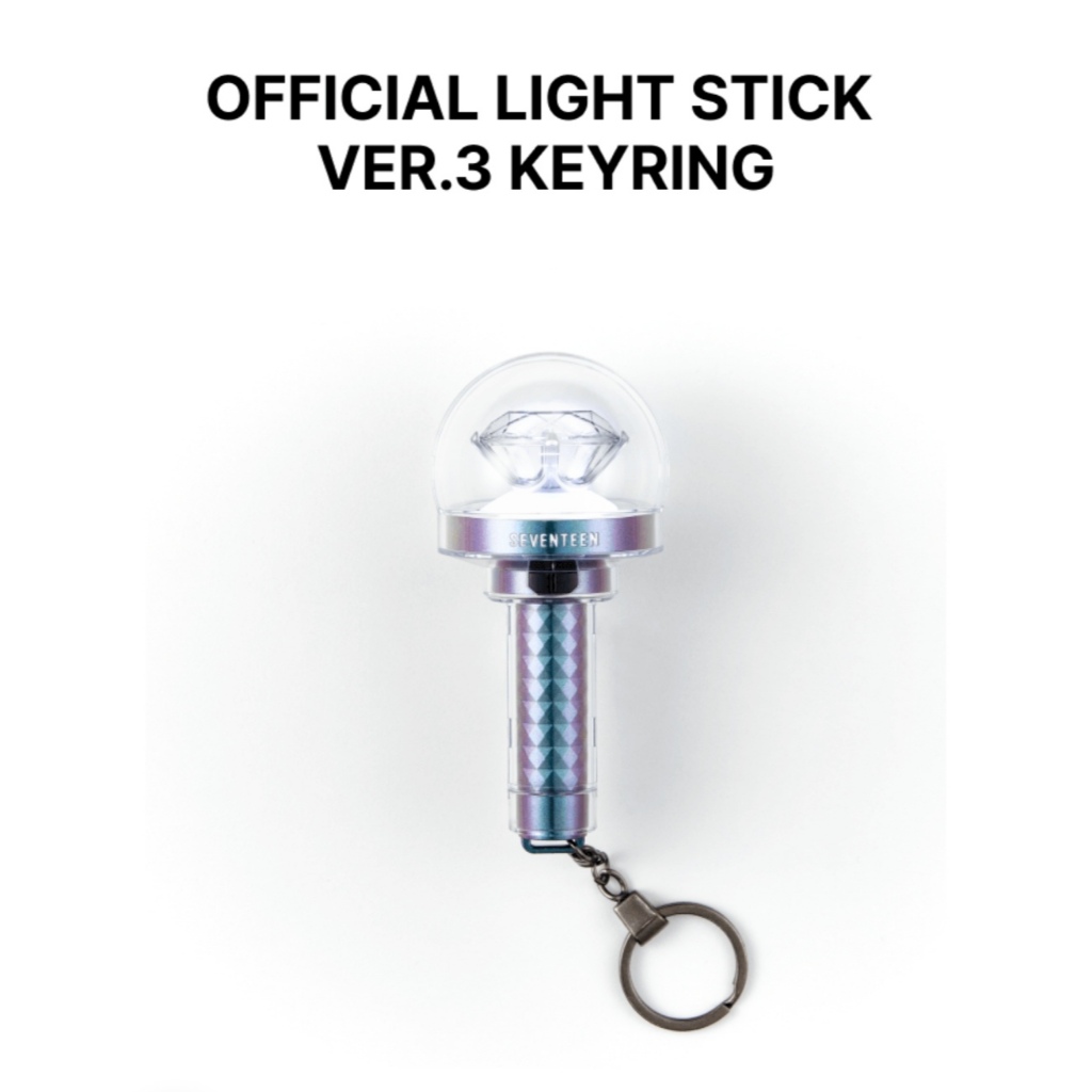 Seventeen SVT OFFICIAL LIGHT STICK VER.3 KEYRING (Sealed) | Shopee Malaysia
