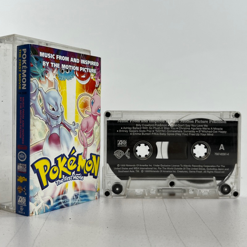 Pokemon the first movie tape cassette original soundtrack tape | Shopee ...